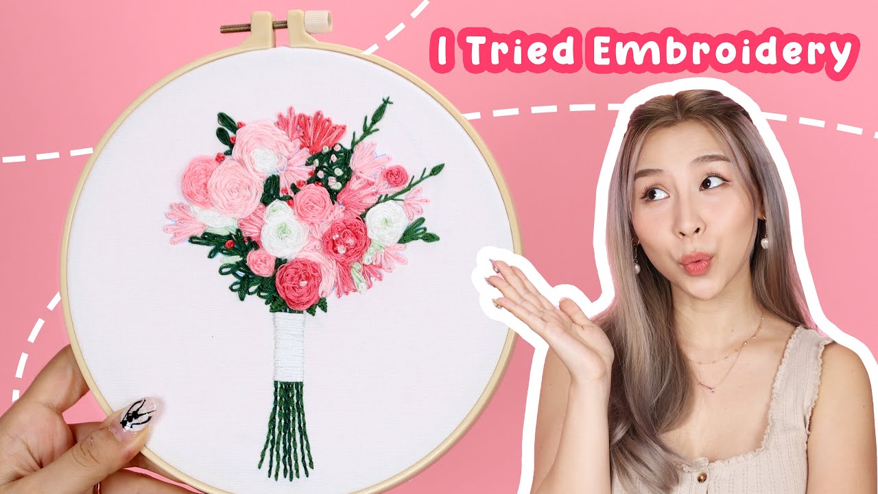 Embroidery basics: Tina’s first attempt at stitching