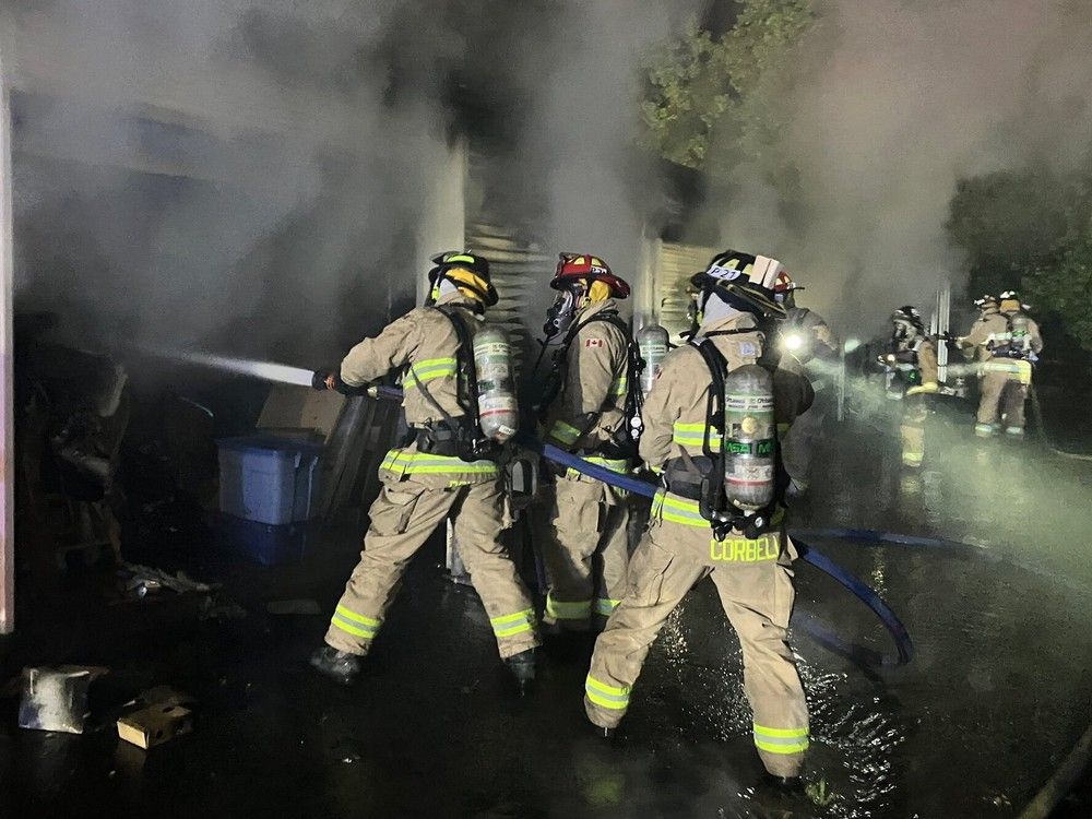 Fire crews tame smoky warehouse fire in Nepean