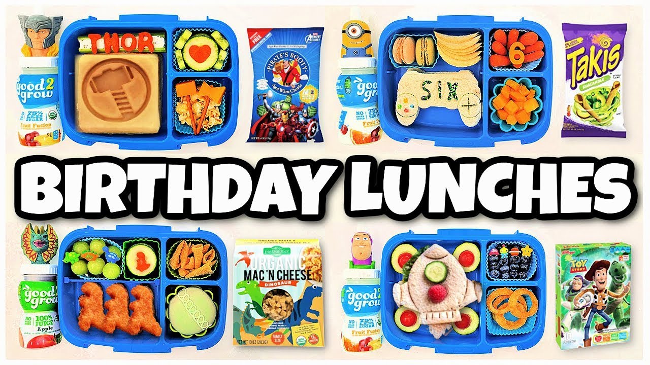 Eating movies in real life? + Awesome 6th birthday lunch ideas ...