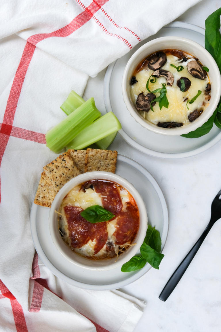 Easy Cottage Cheese Pizza Bowl Recipe