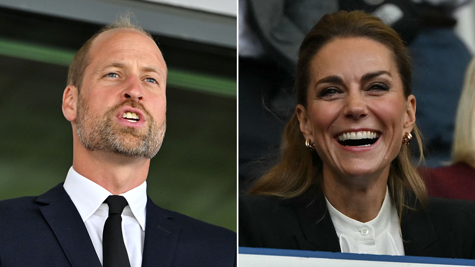 Prince William and Princess Kate step out separately to support rival ...
