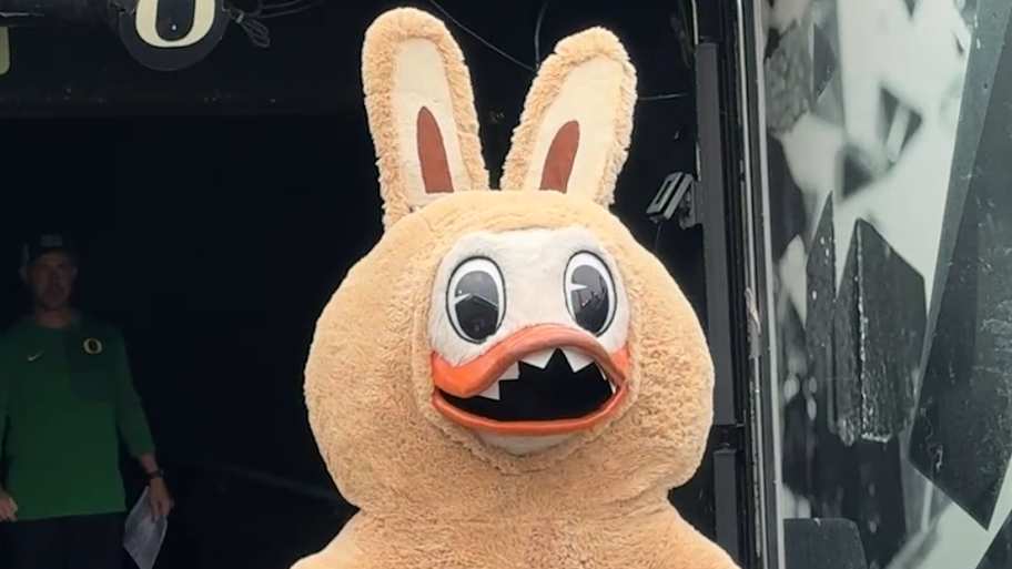 Oregon Duck Mascot Goes Viral For Labubu Costume, One Week After Head ...