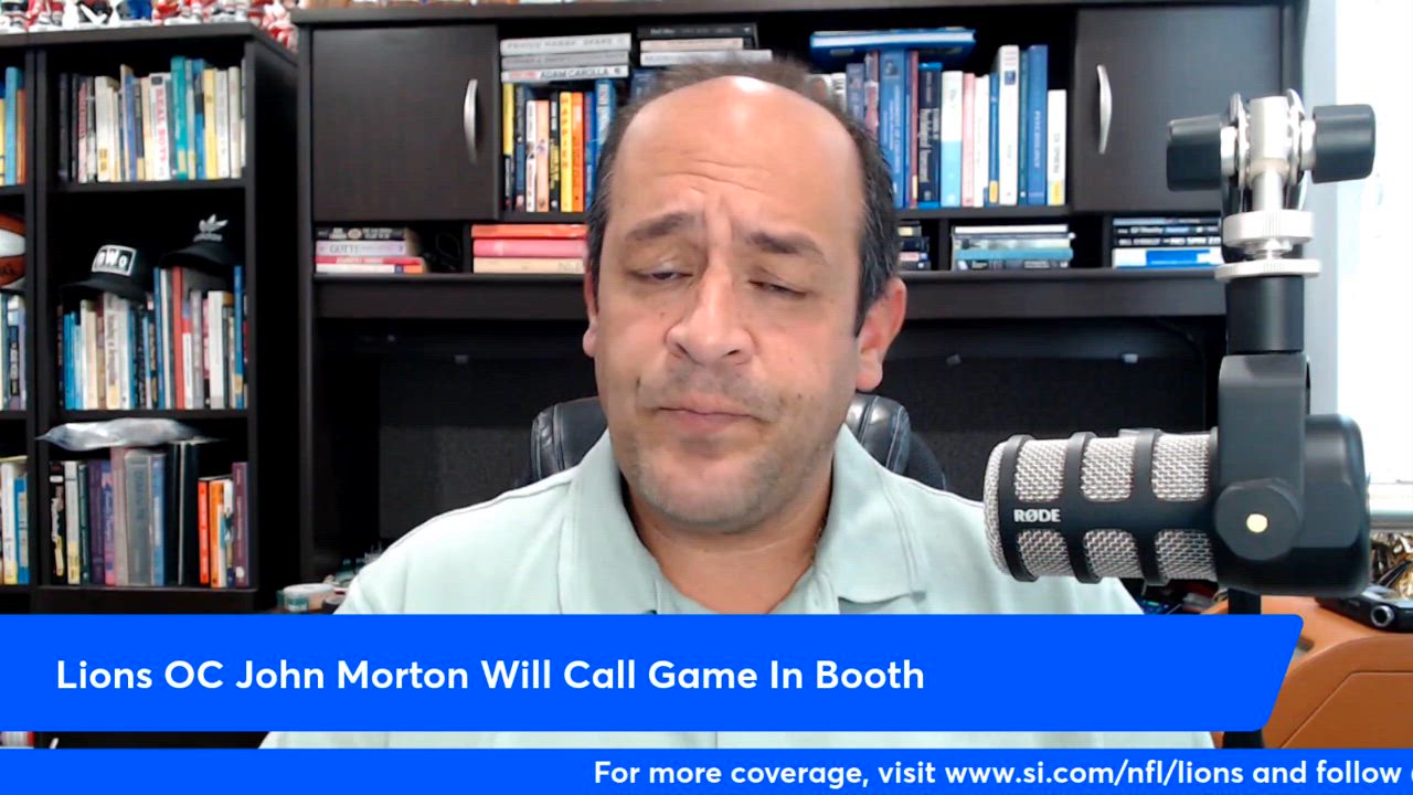 Detroit Lions OC John Morton to Call NFL Games Up in Booth