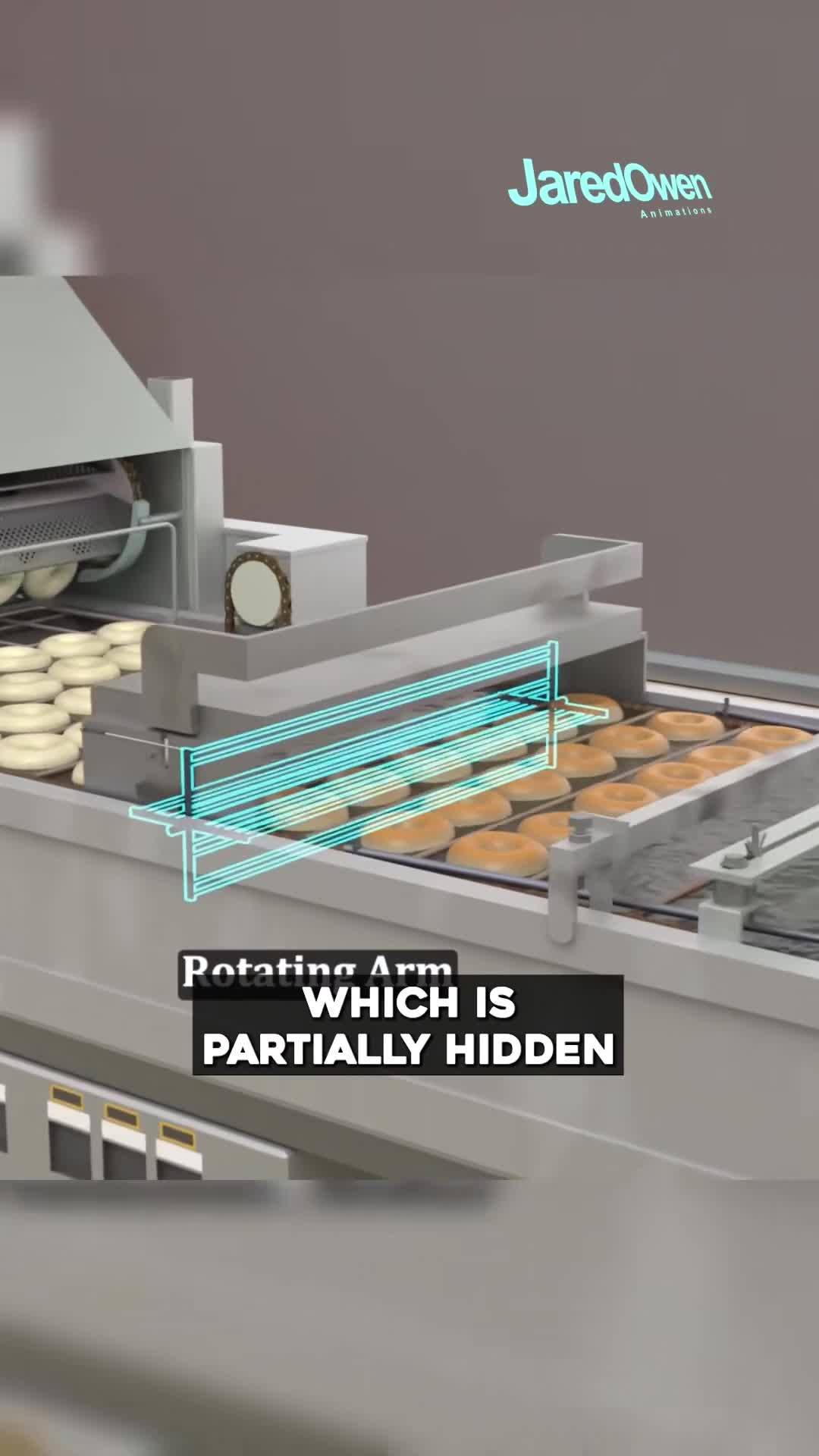 How the Krispy Kreme doughnut machine works!