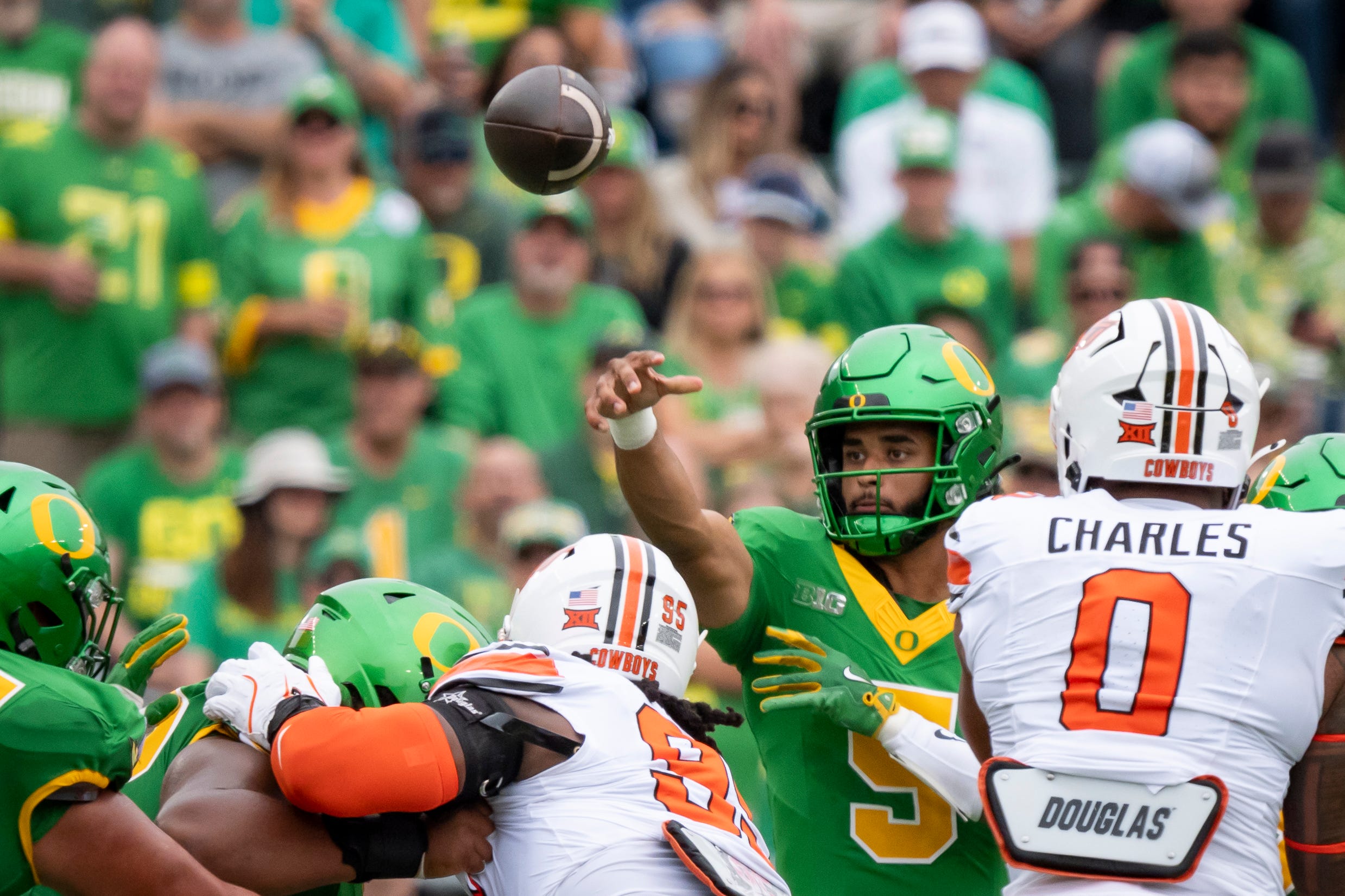 Oregon football nonconference game times announced. See the schedule