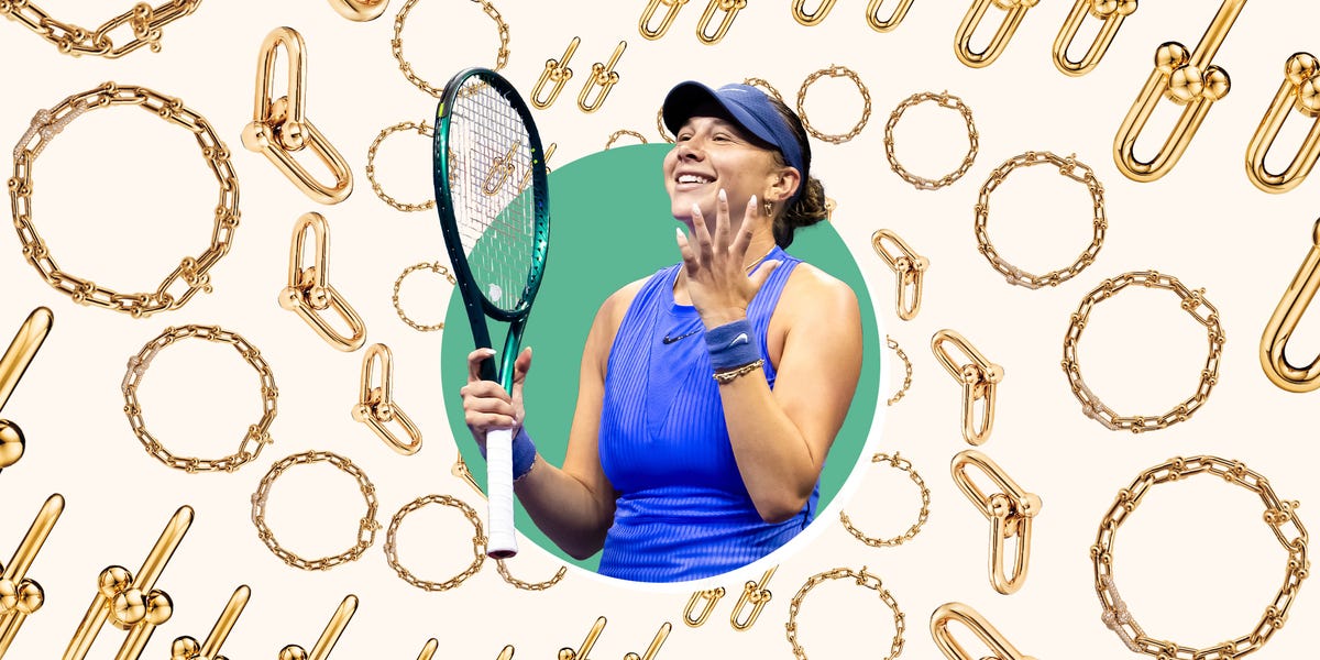 Is This Tiffany Gold Jewelry Amanda Anisimova’s U.S. Open Good Luck Charm?