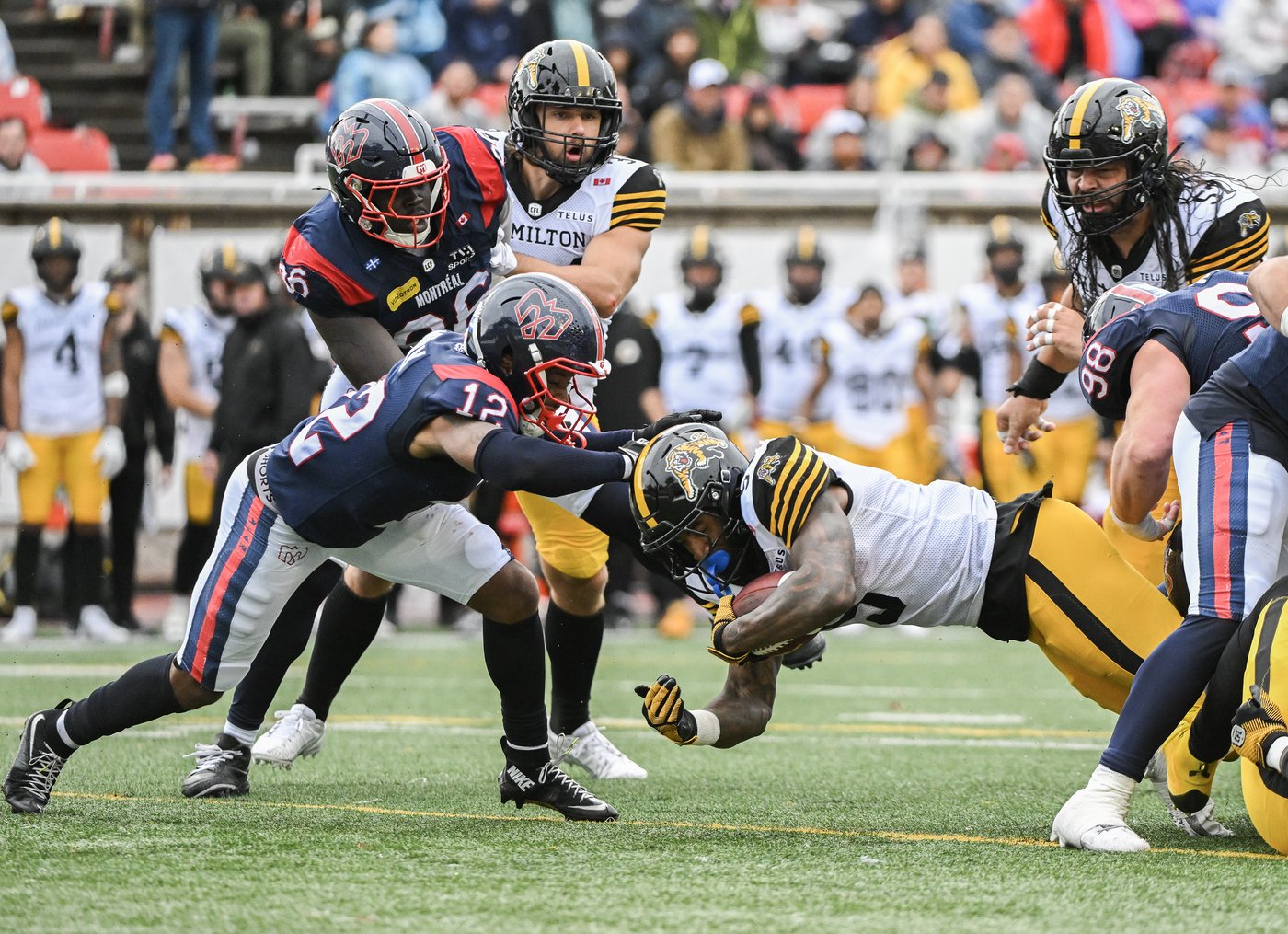 Amorphes, les Alouettes s'inclient 26-9 devant les Tiger-Cats