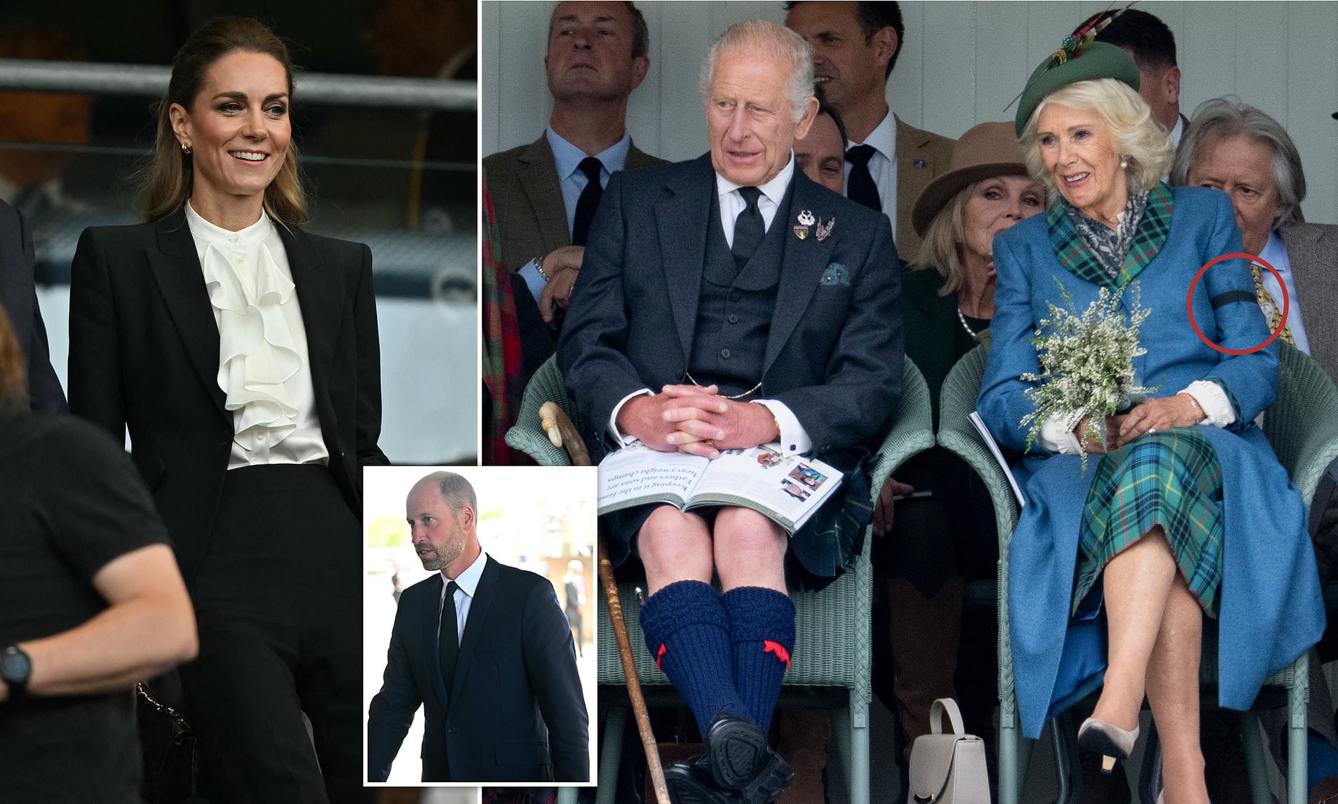 Kate and William's touching tribute to the late Duchess of Kent as they ...