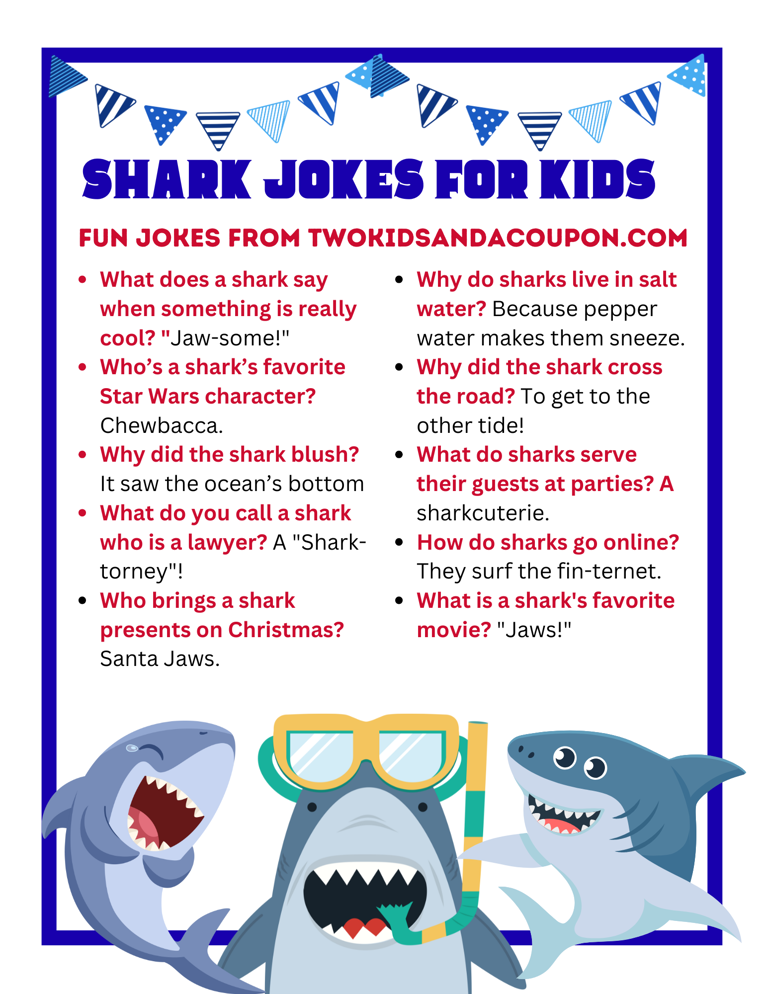 20 Fintastic Shark Jokes for Kids