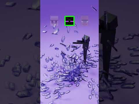 Minecraft mobs vs amethyst satisfying 3D fluid and cloth simulation ...