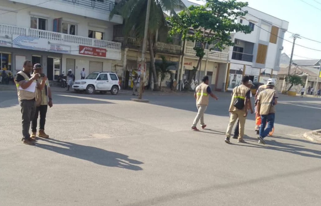 MAHAJANGA - Réception provisoire des rues réhabilitées