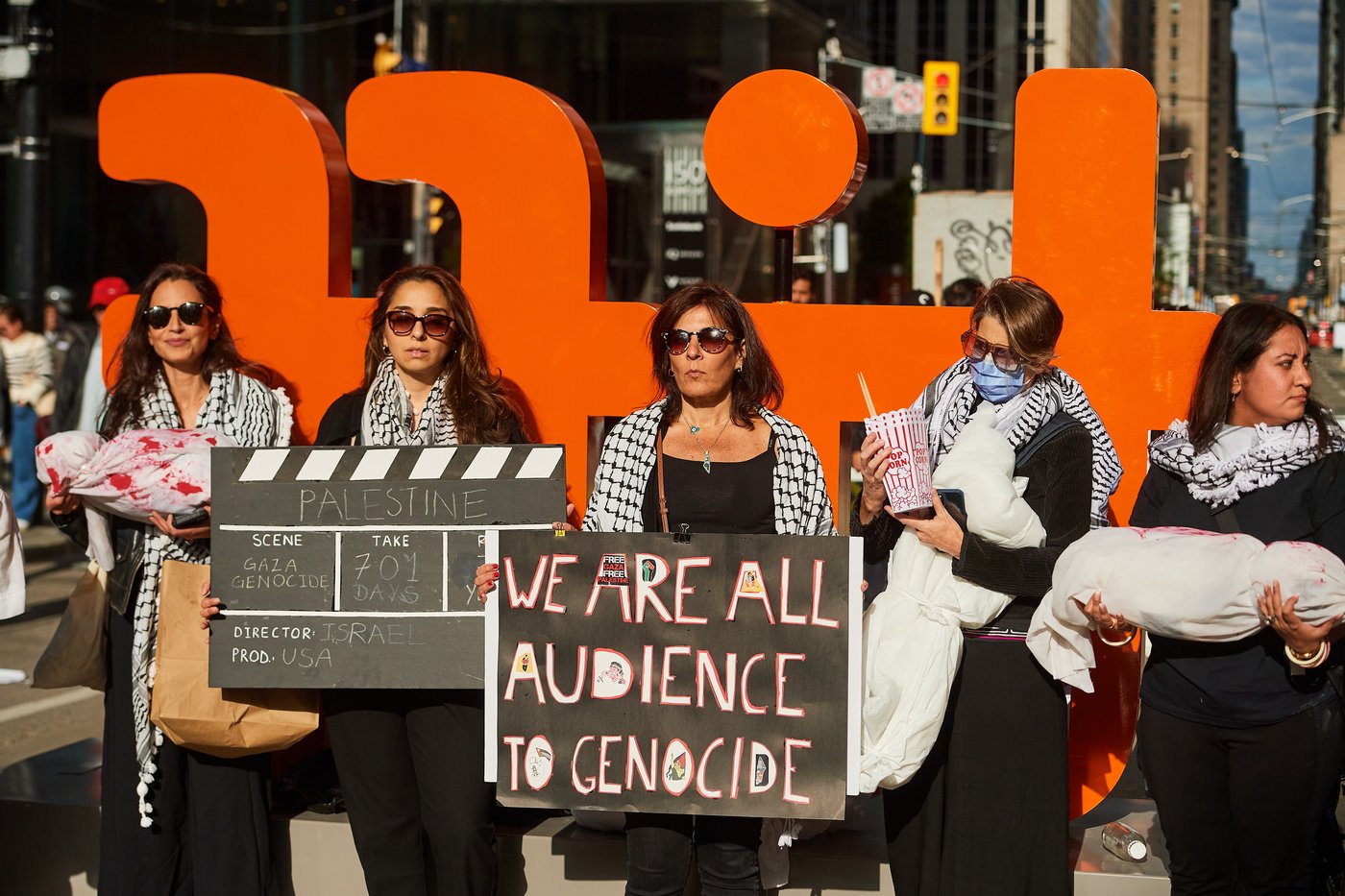 Protest against film about Israeli general breaks out on TIFF's ...