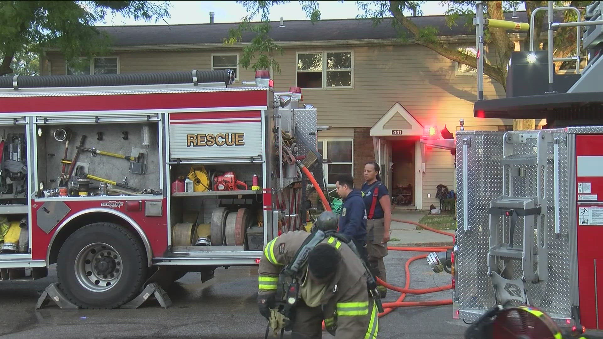 Apartment unit deemed uninhabitable after Saturday evening fire