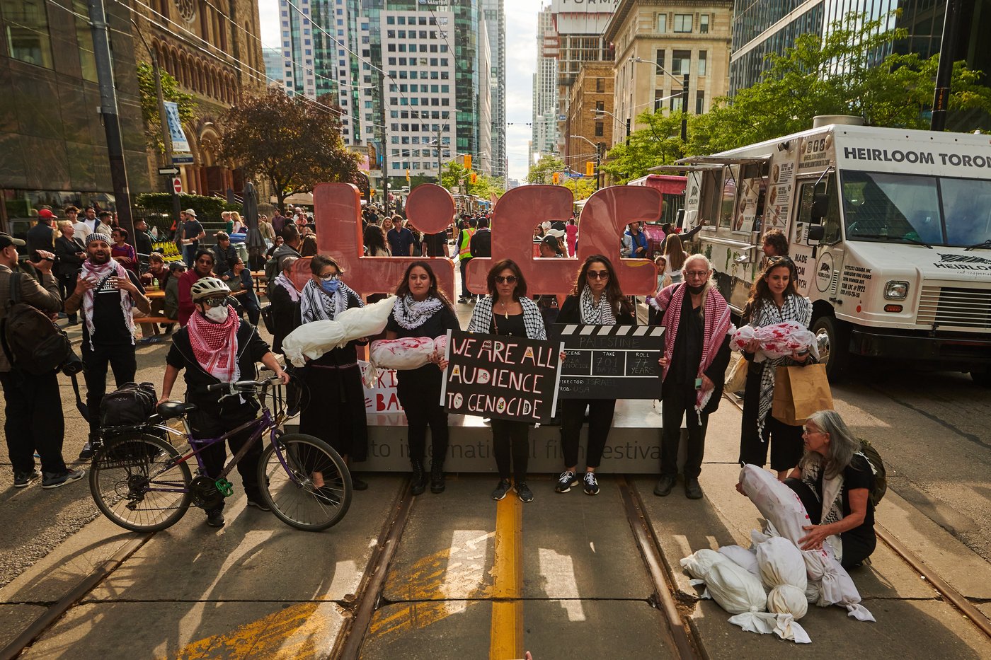 Protest against film about Israeli general breaks out on TIFF's ...