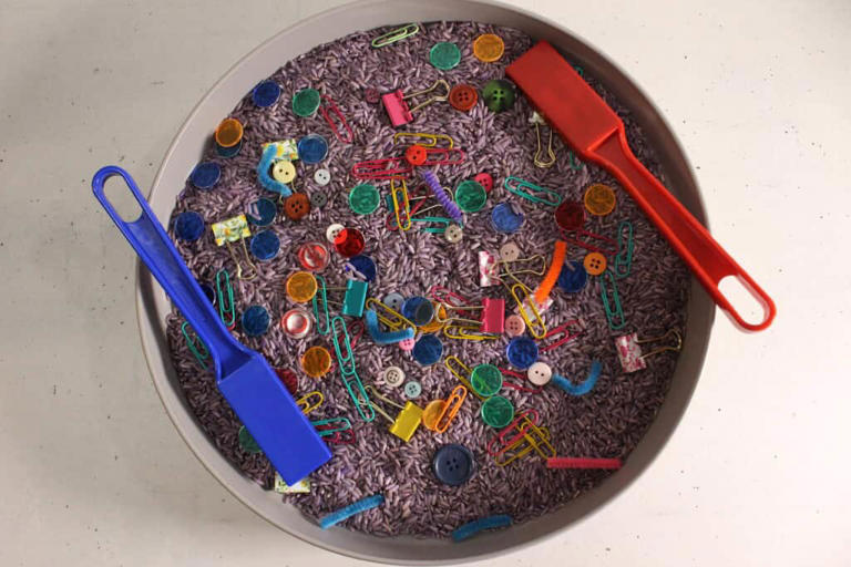 Easy DIY Magnetic Sensory Bin for Toddlers: Engaging Sensory Activity