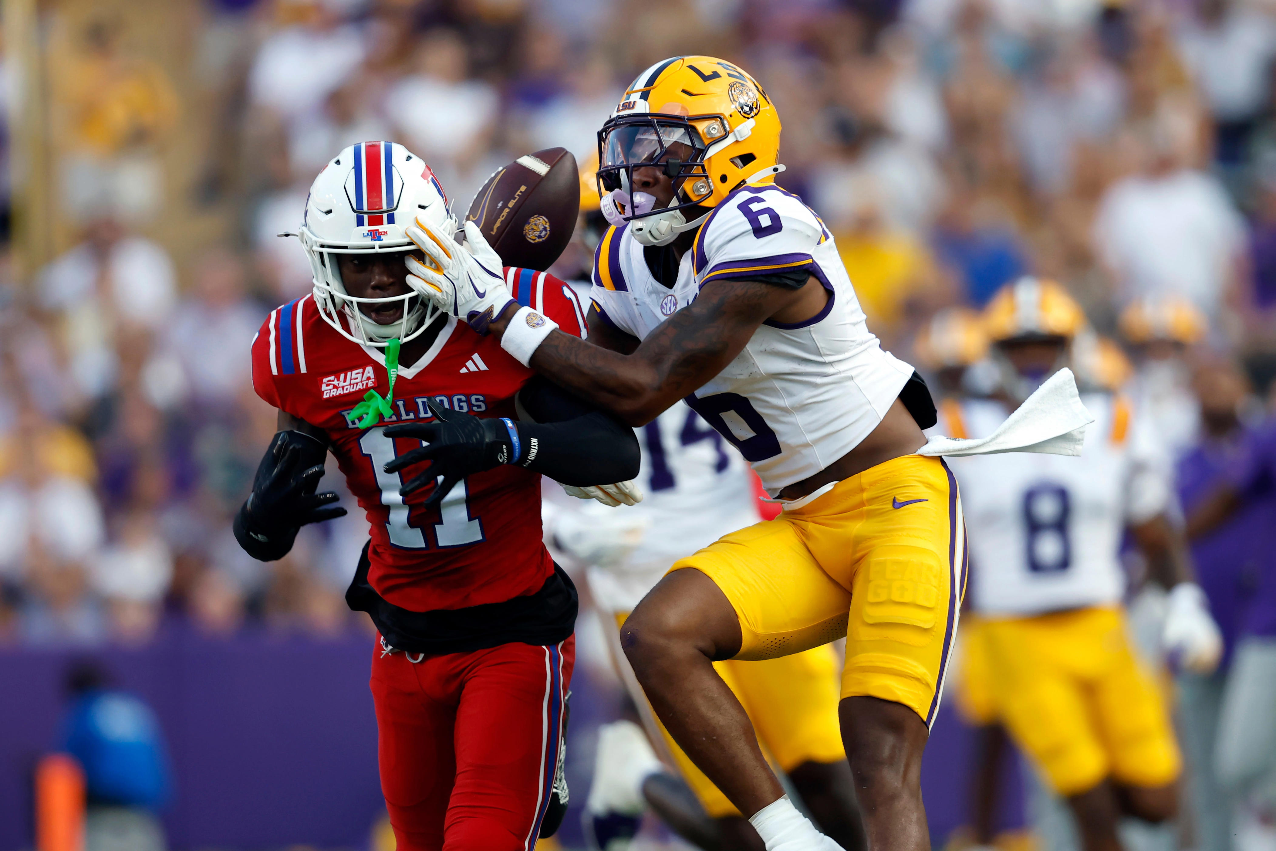 The top five graded players on LSU football’s offense in Week 2