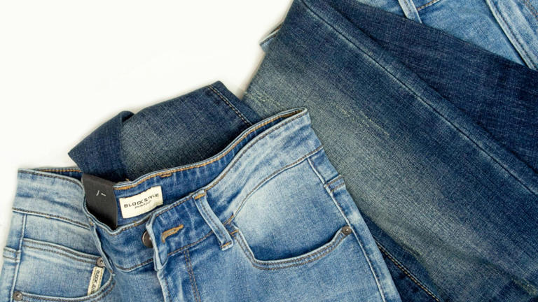 Vintage denim details that scream money