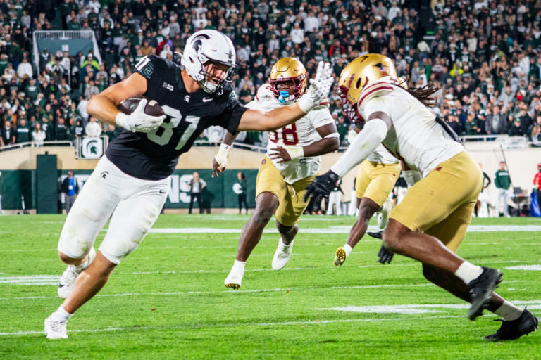 Michigan State football live updates recap: Spartans down Boston ...