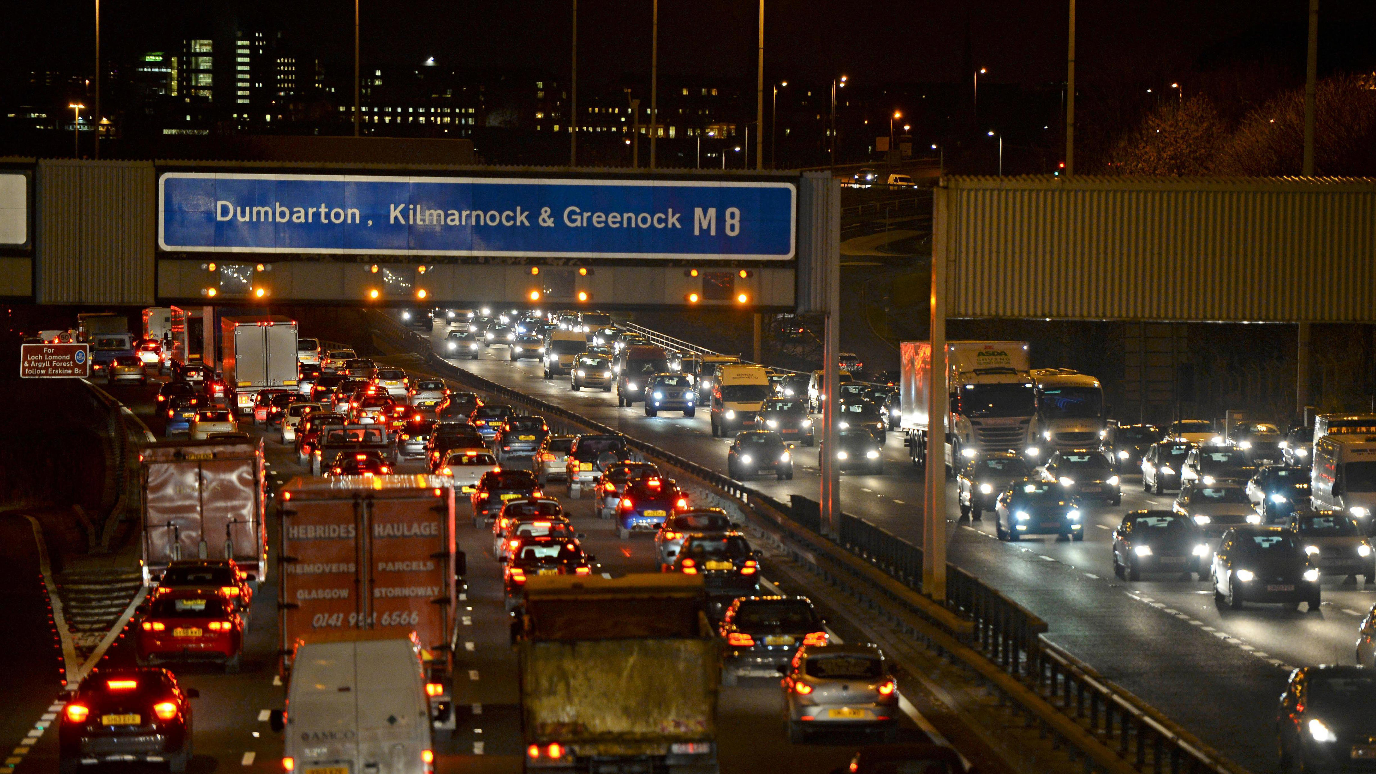 Glasgow's M8 set for nine months of roadworks