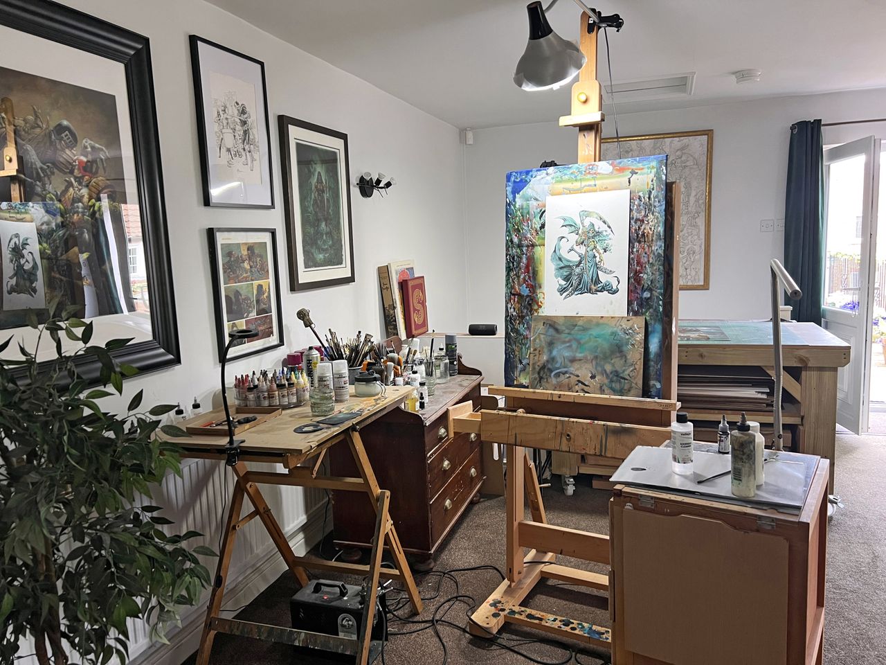 How comics illustrator Greg Staples created his dream art studio