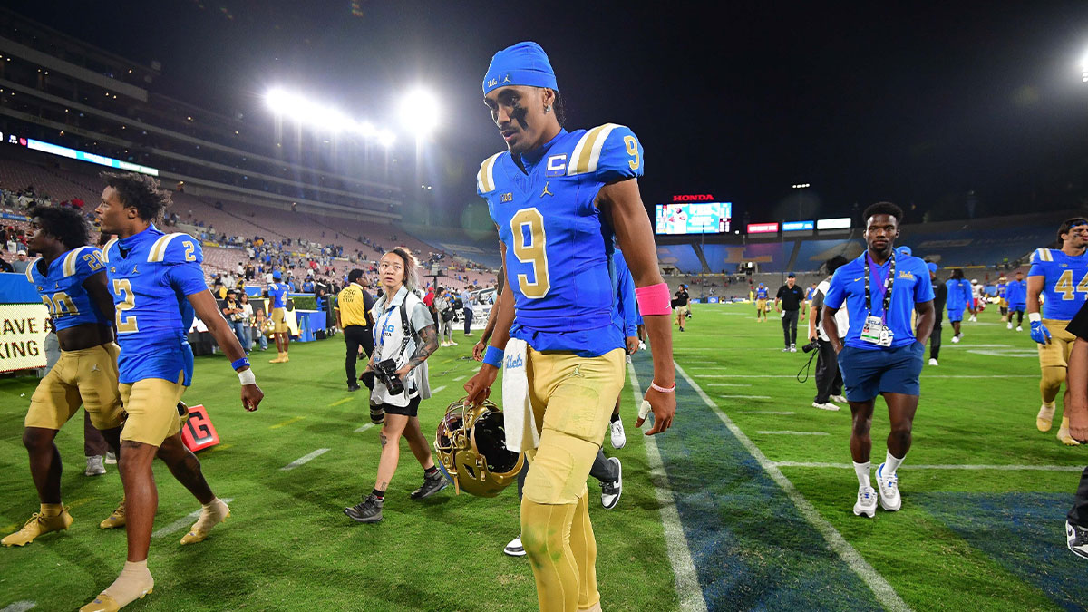 Fans clown UCLA’s Nico Iamaleava for ‘all time bag drop’