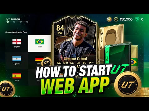 How to start the web app in EA FC 25