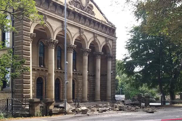 Wedding venue issues statement after part of historic building ...