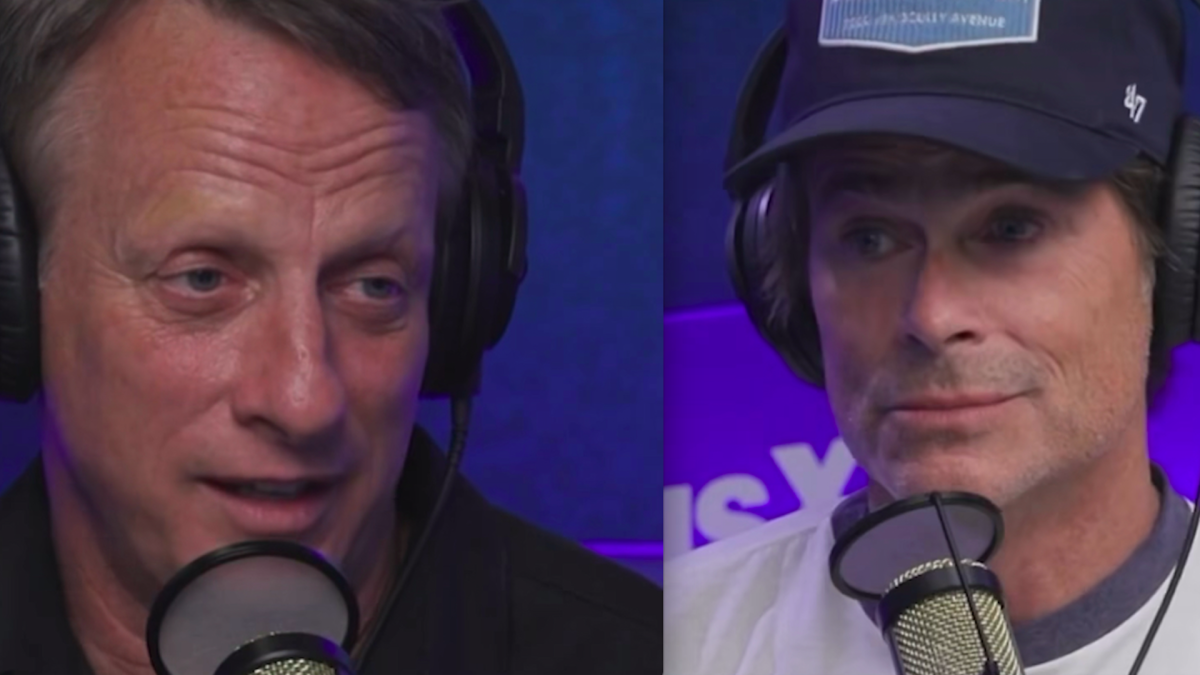 Tony Hawk Shares Why Skating a 30-Foot Ramp Feels Safer Than Surfing