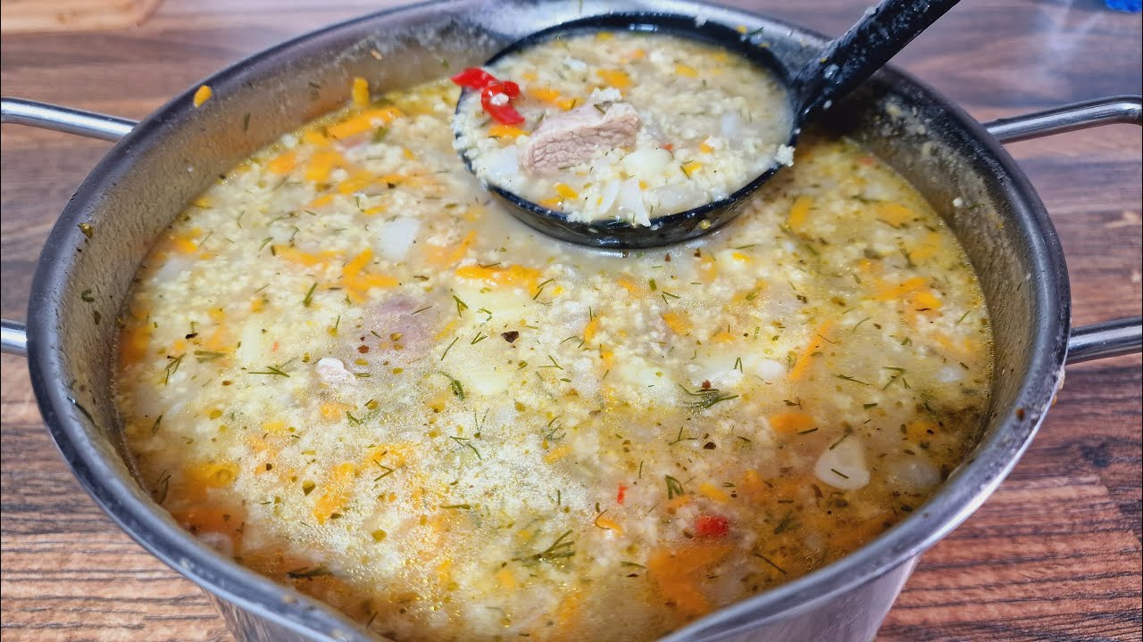 Suppe mit Hirse oder einfach Kulesh, jeder wird mehr verlangen! Omas ...