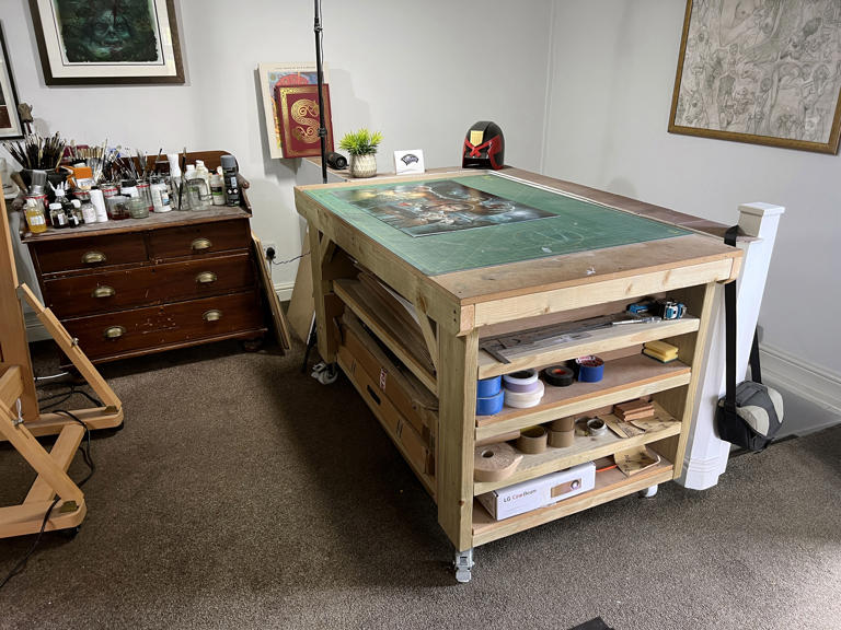 How comics illustrator Greg Staples created his dream art studio