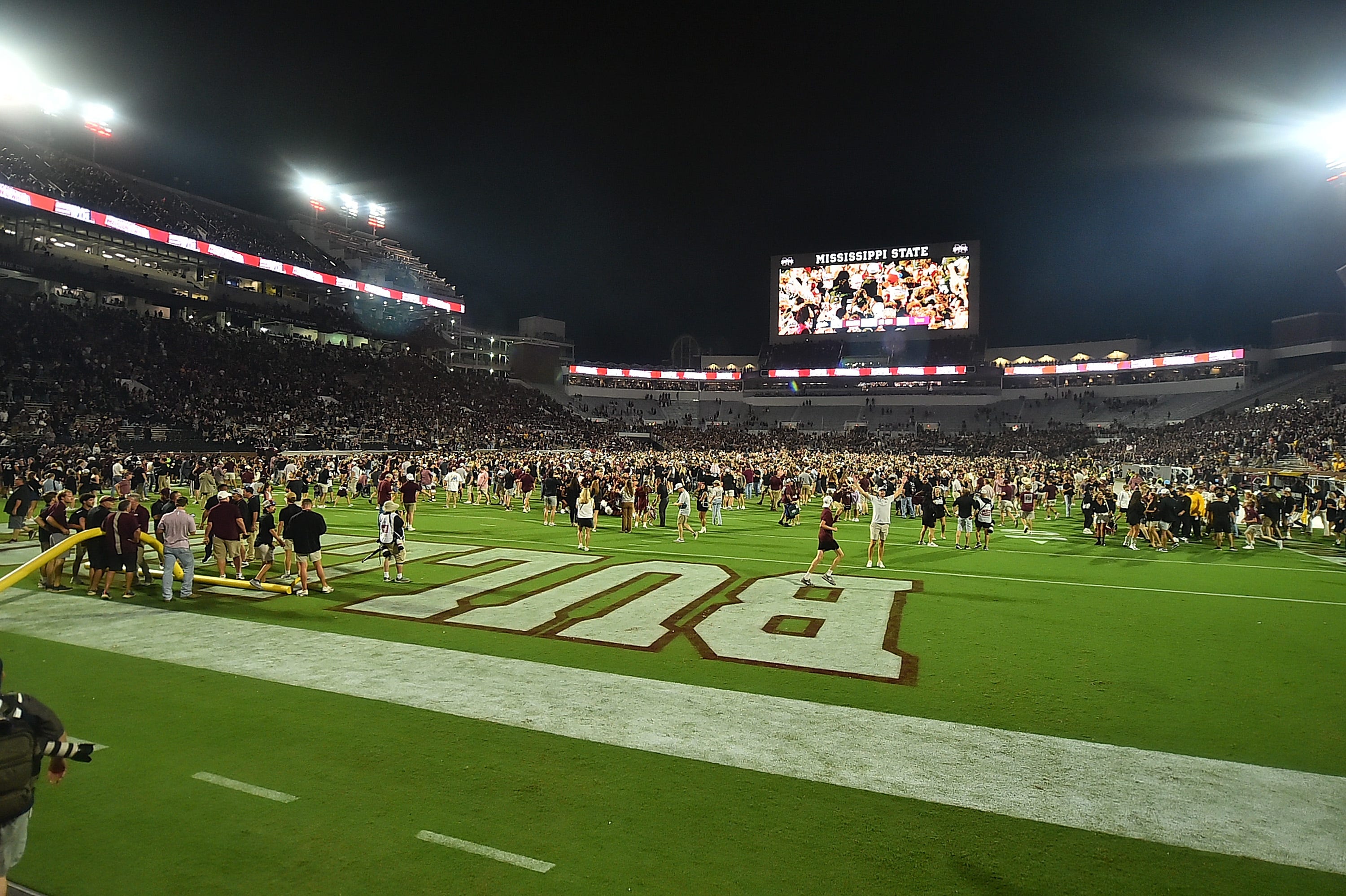 Should Mississippi State be fined for storming the field? Take our poll