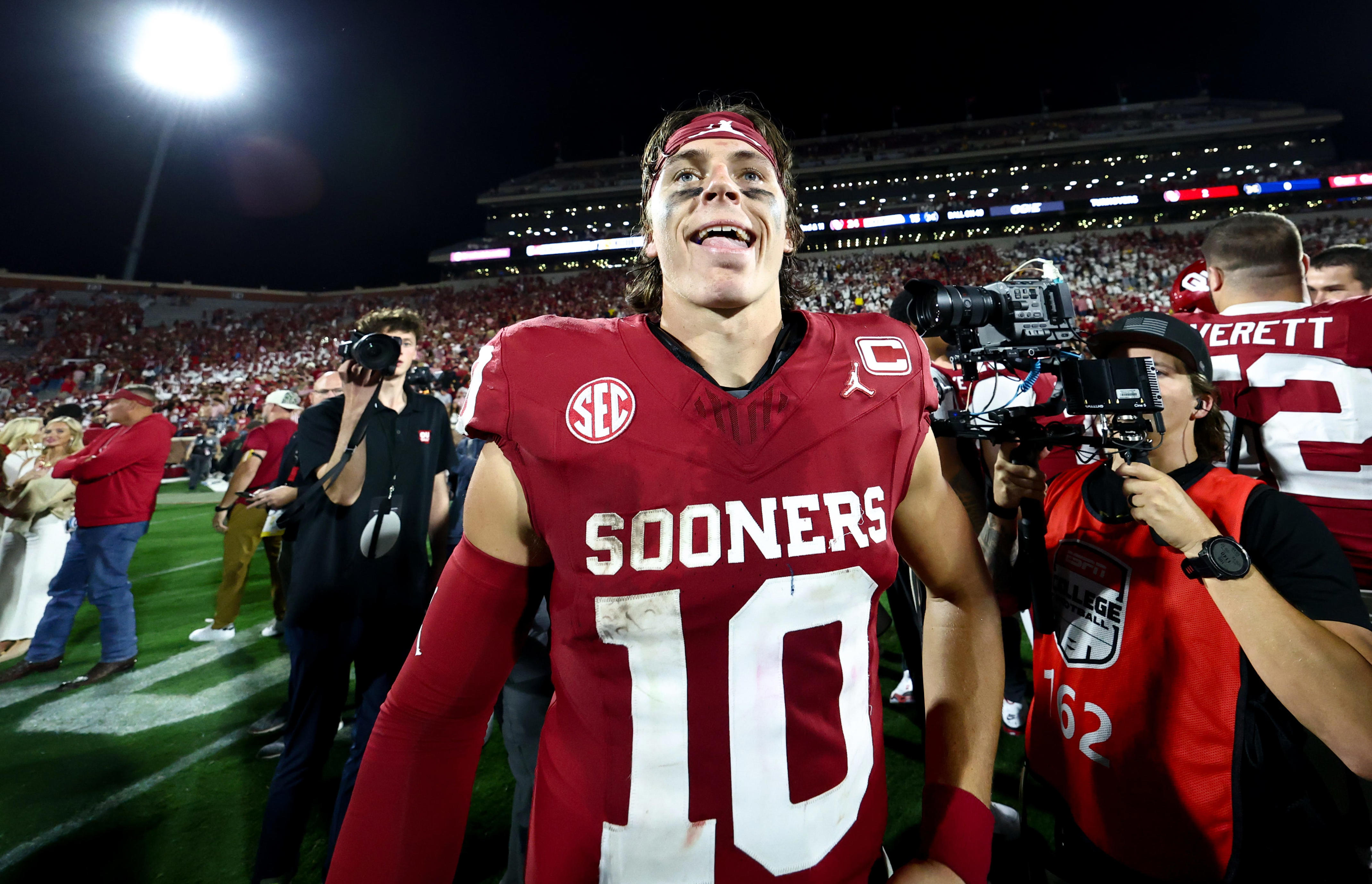 Oklahoma's John Mateer No. 2 in USA TODAY Sports QB rankings heading ...