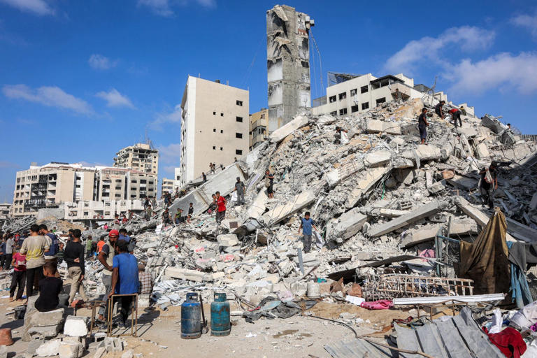 How Gaza’s residential towers became the frontline in Israel’s war