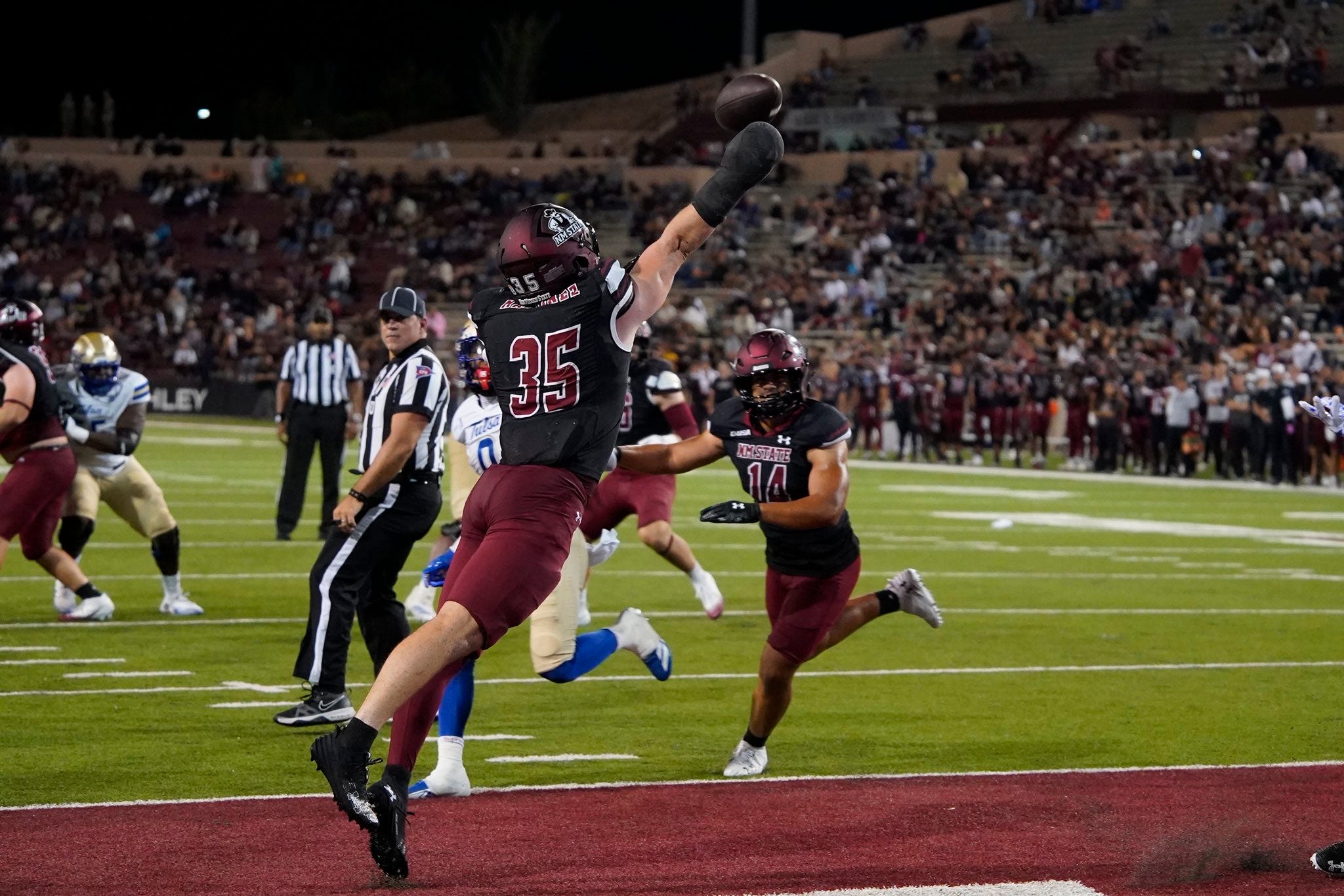 Three takeaways from NMSU football's close victory against Tulsa ...