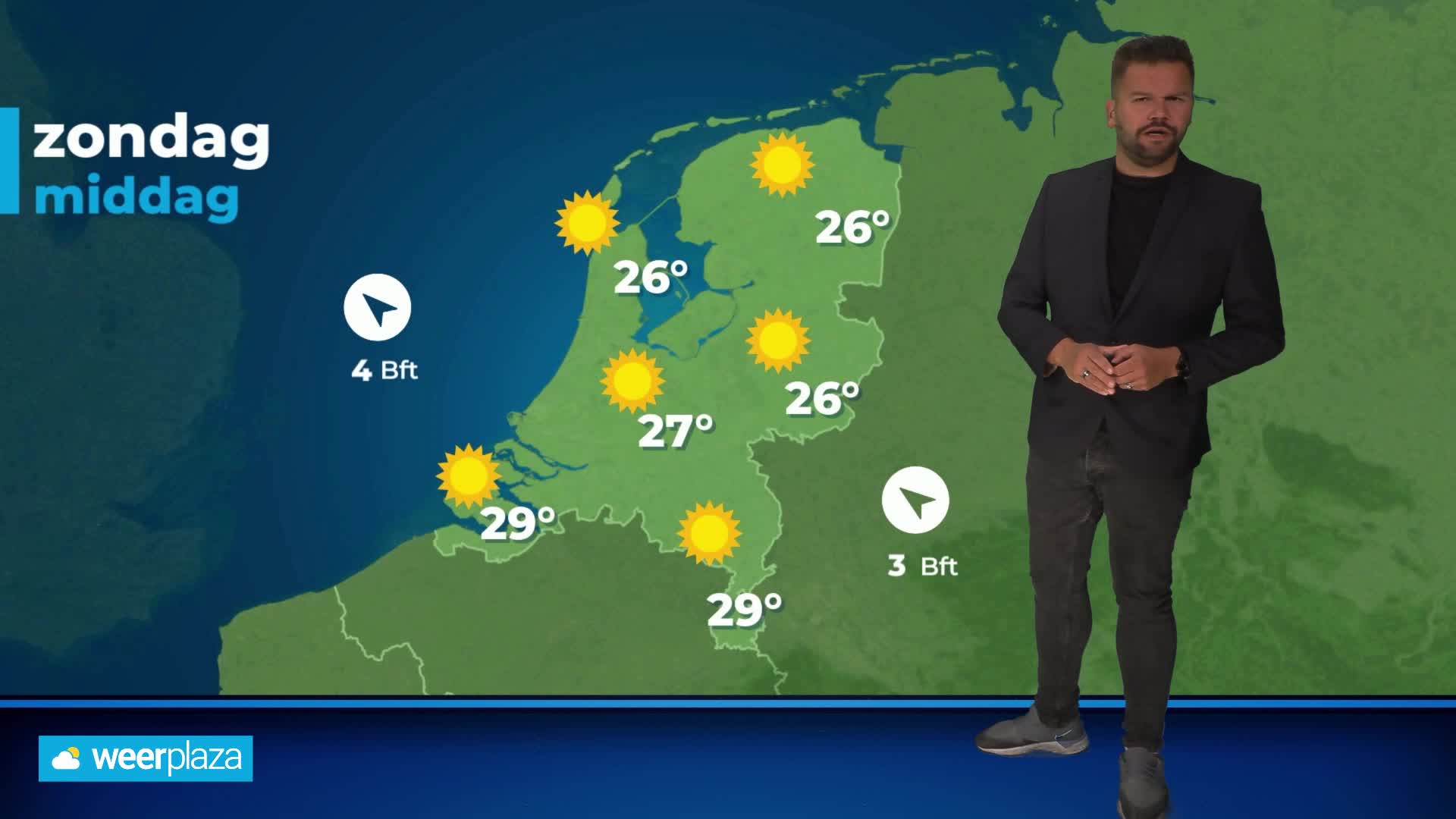 Zomerse zondag met maansverduistering | Extra weerbericht