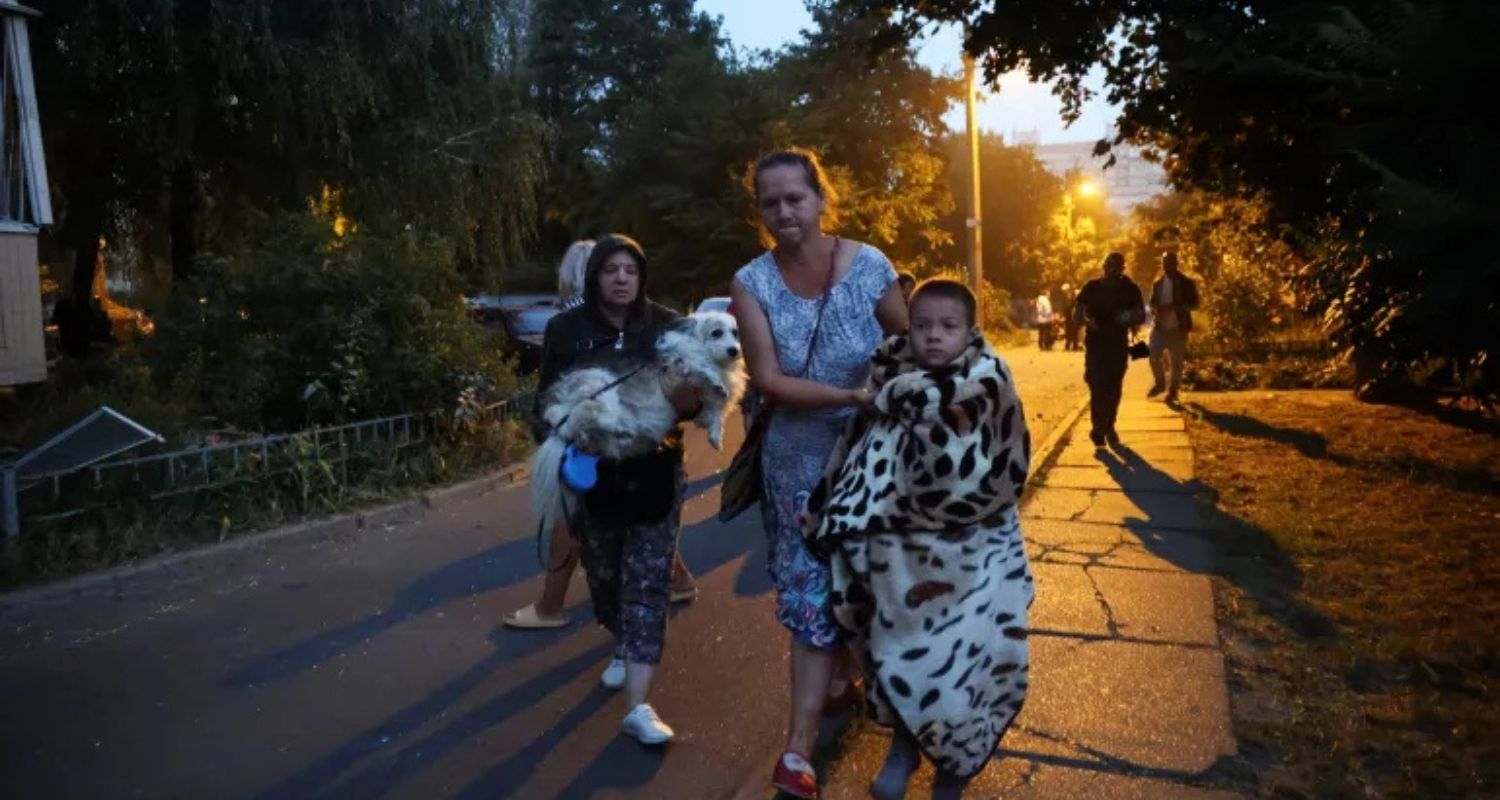 Major Ukrainian government building destroyed in fire amid new Russian ...