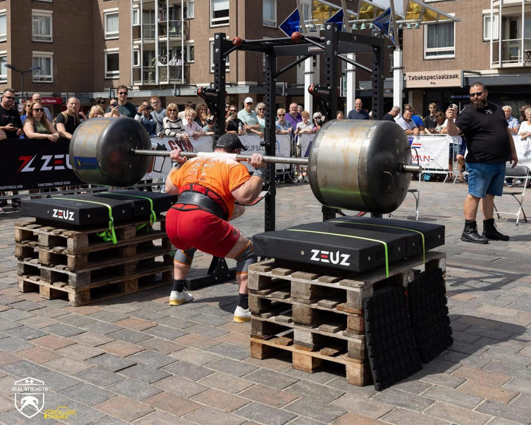 Harborough man wins international strongman competition in the Netherlands