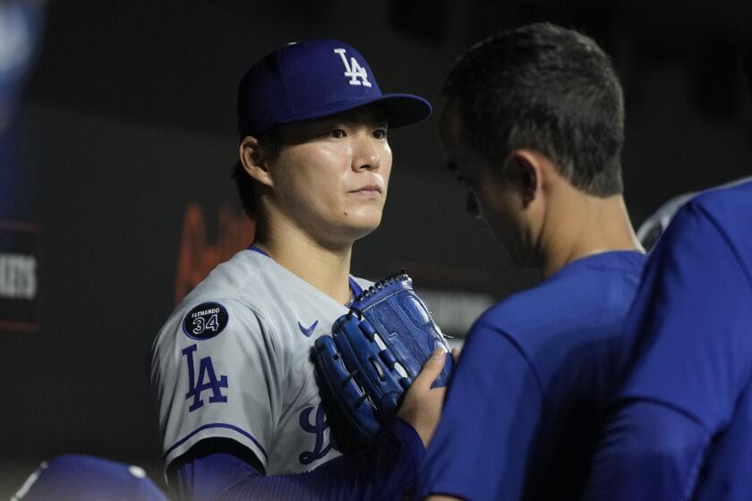 Yoshinobu Yamamoto falls one out short of a no-hitter, then Dodgers ...