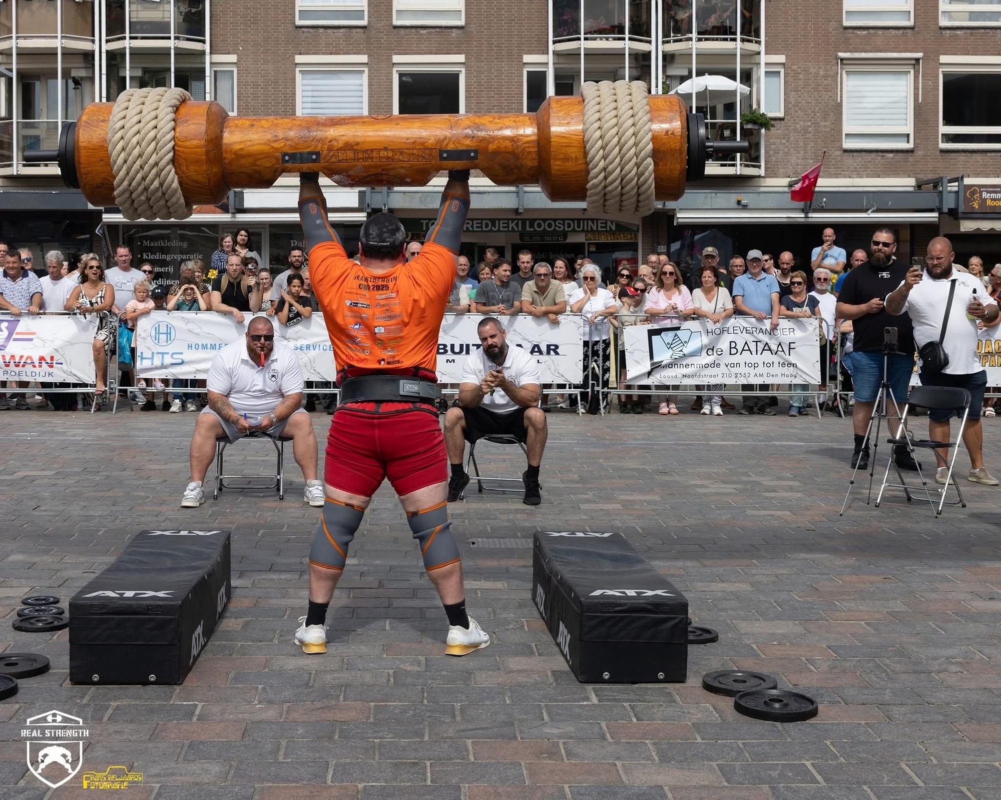 Harborough man wins international strongman competition in the Netherlands
