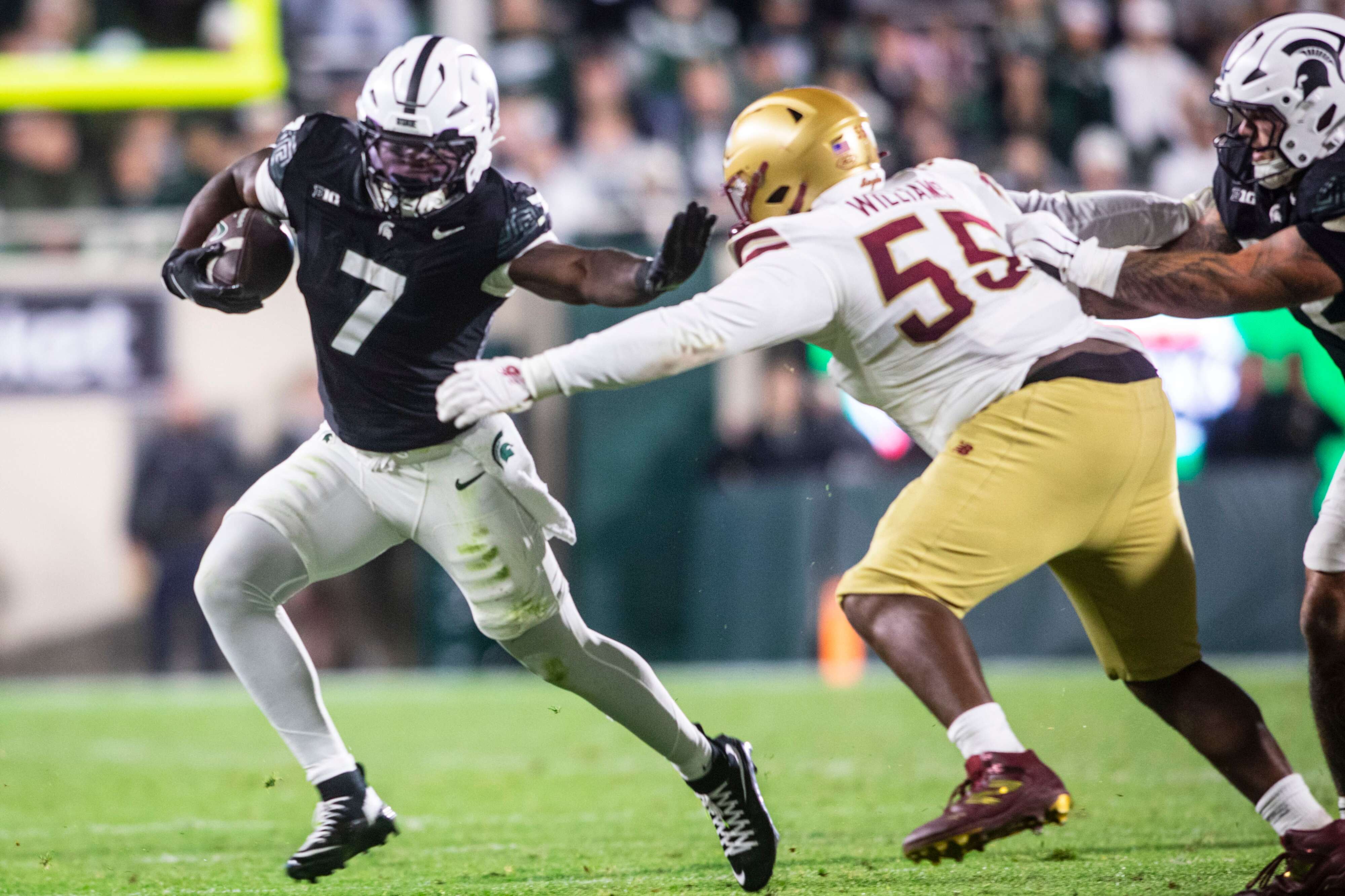 Observations: Michigan State’s star power shines in pass game but major concerns linger