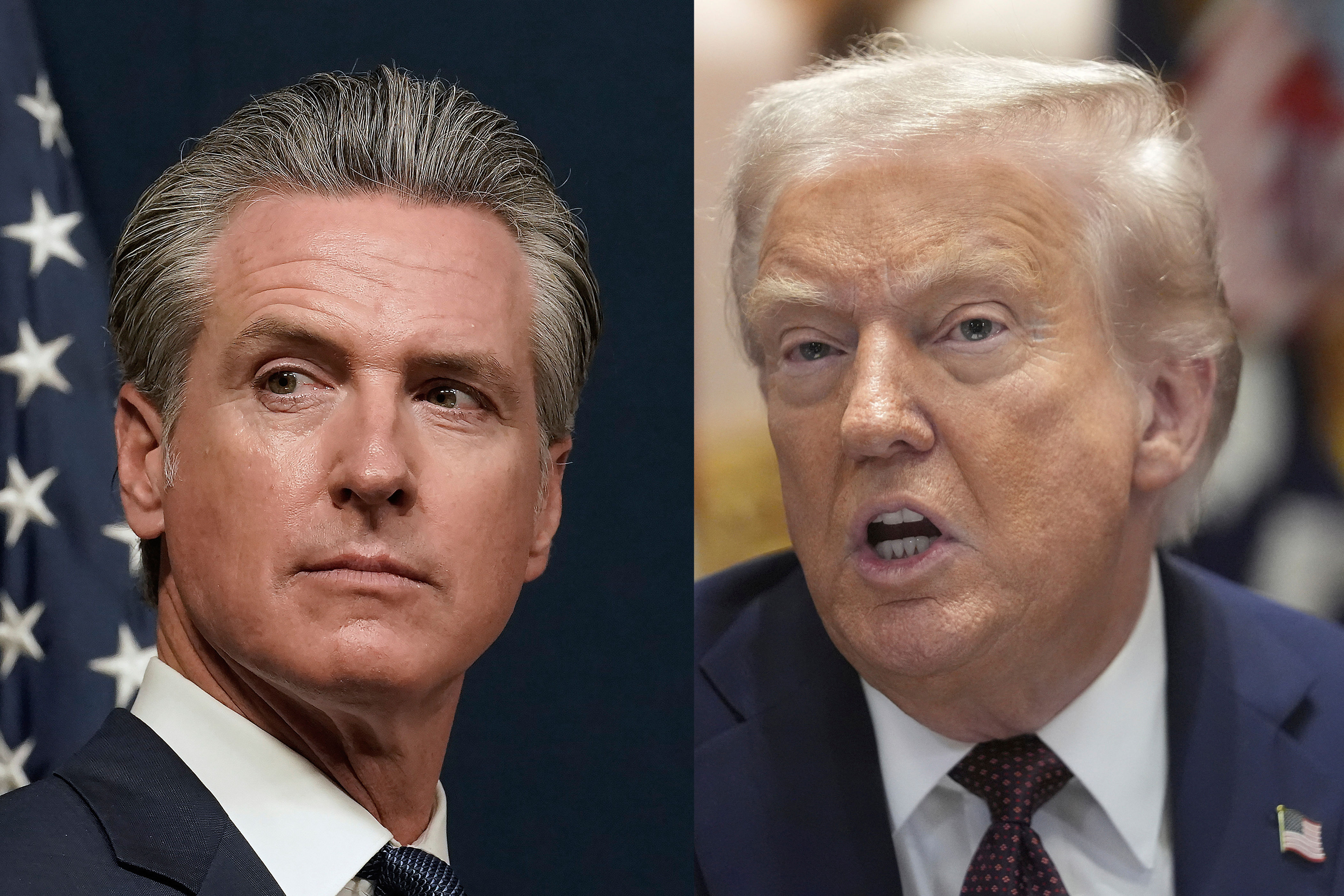 Newsom won’t stop mocking Trump — and Trump keeps taking the bait