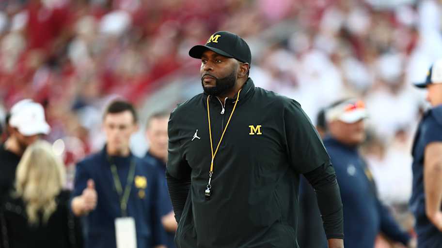 Michigan football head coach Sherrone Moore assesses Bryce Underwood's ...