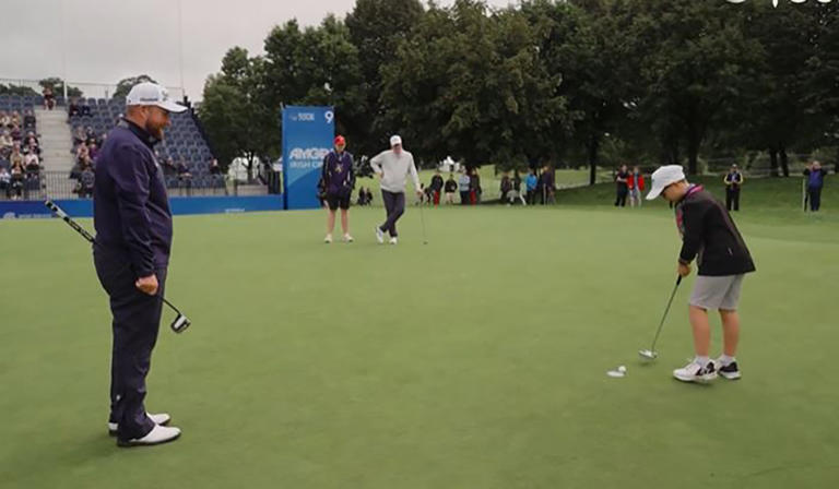 Shane Lowry makes young boy’s dreams come true at Irish Open