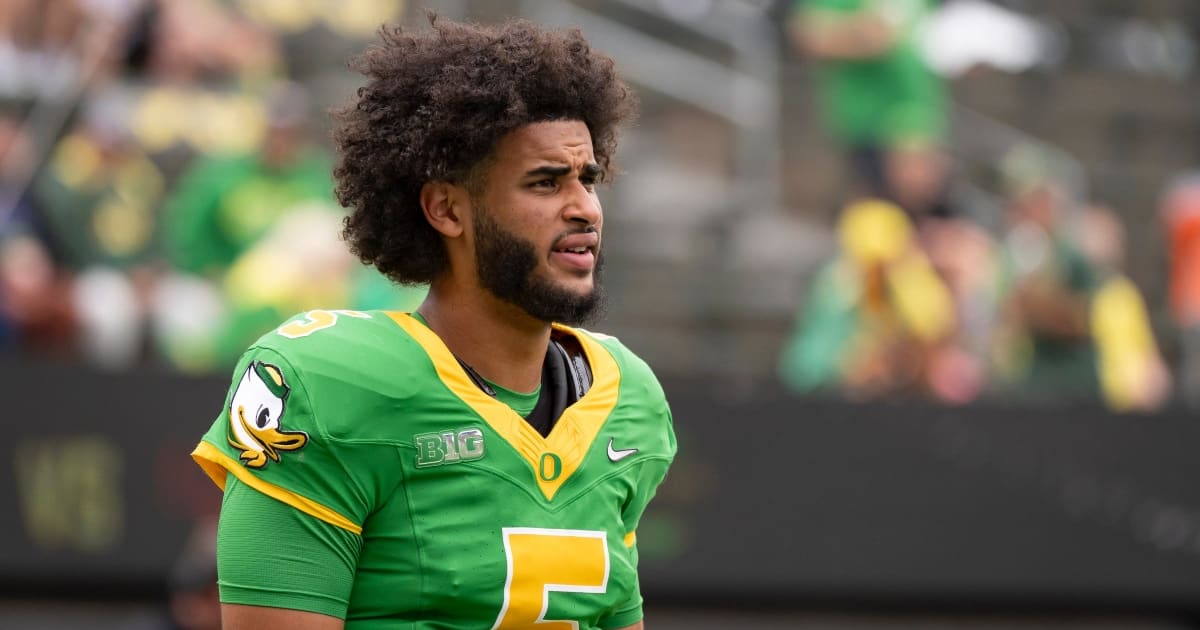 Dante Moore goes off on Mike Gundy for ‘attacking’ Dan Lanning, Phil ...