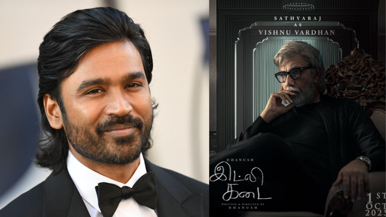 Idli Kadai: Dhanush Unveils Character Poster of Sathyaraj as Vishnu Vardhan; Fans Express ...
