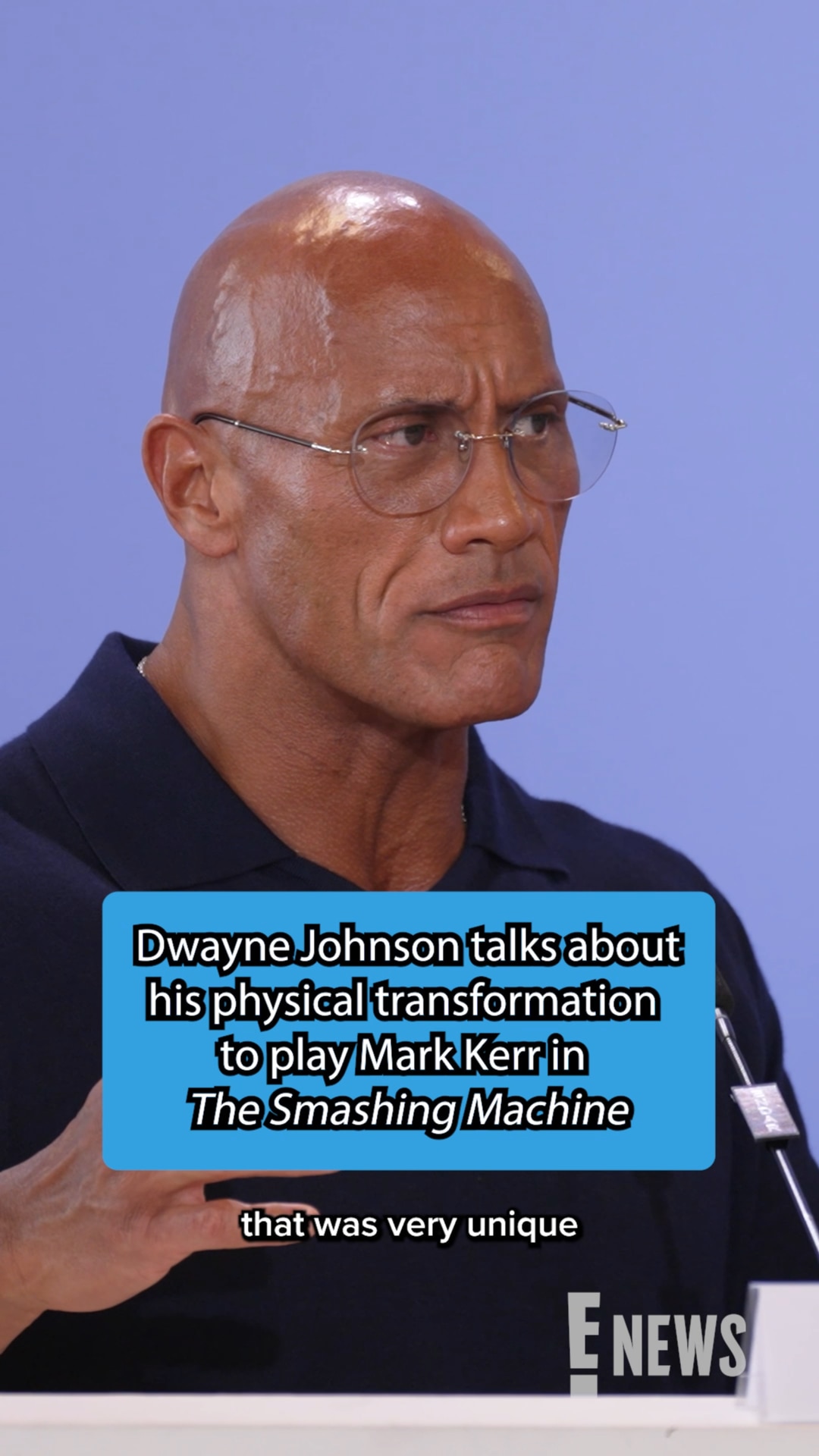 Dwayne Johnson discusses his physical transformation