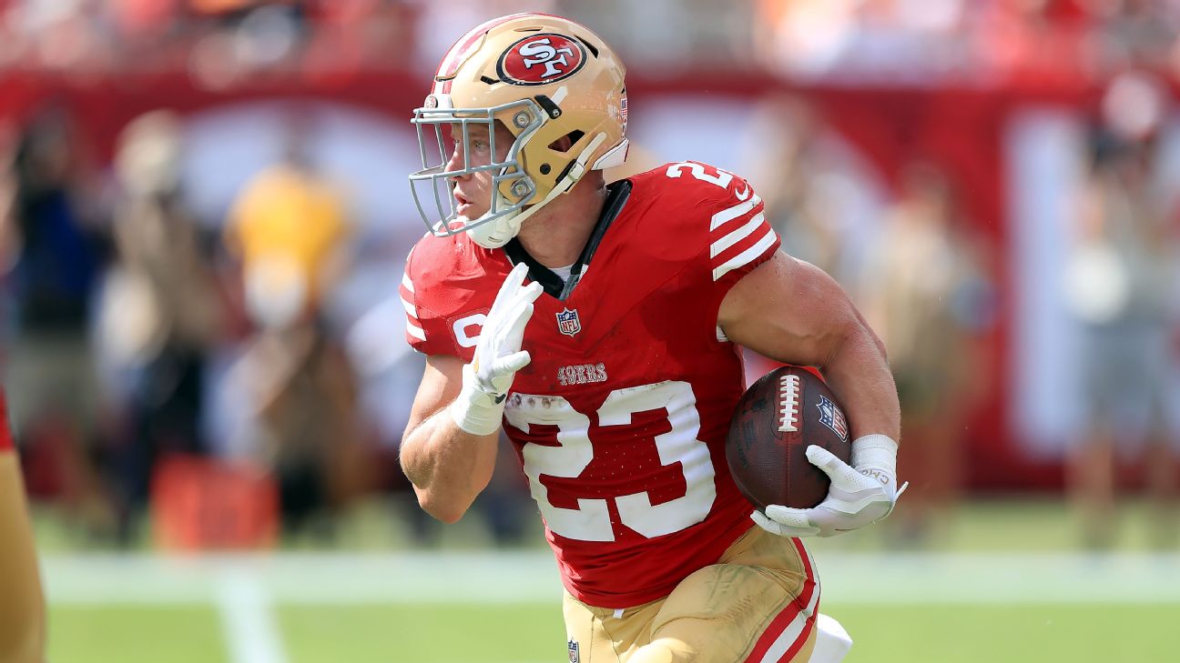 49ers' Christian McCaffrey to play against Seahawks