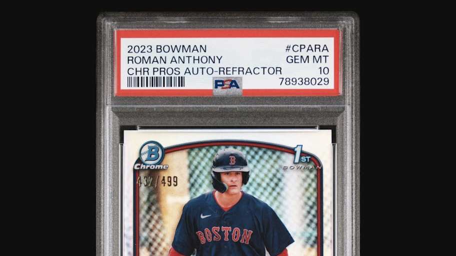 Roman Anthony gets placed on the IL, the impact on his card values