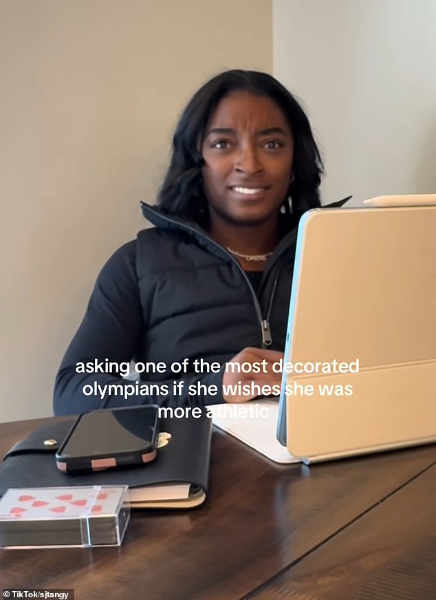Disgusted Simone Biles's furious answer after being asked if she wishes ...