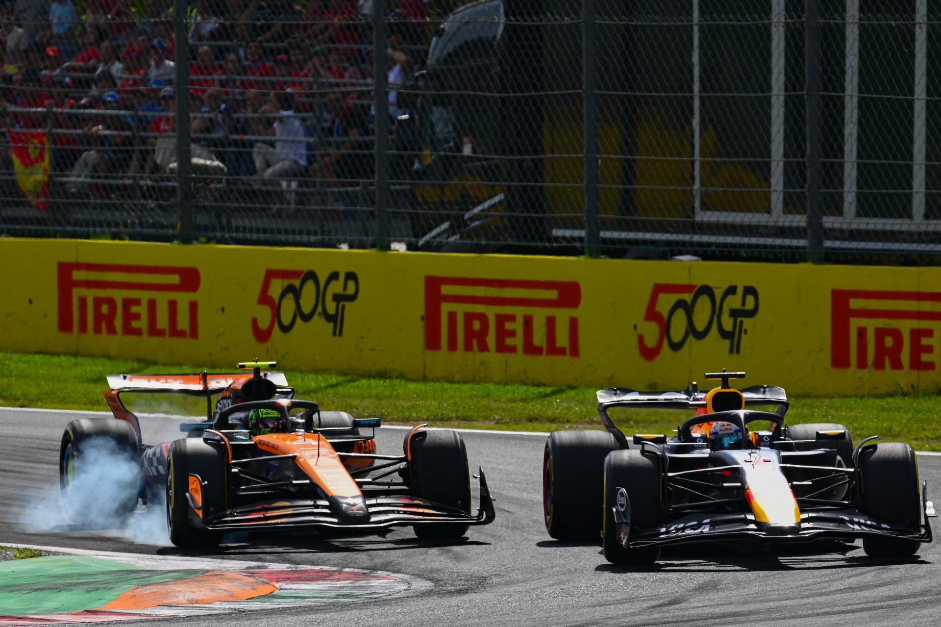 Norris blasts 'idiot' Verstappen after Monza clash